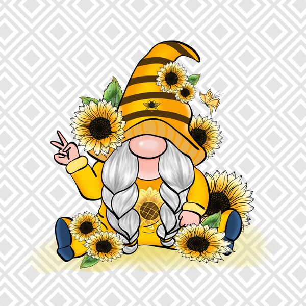 Peace Gnome Png - Etsy