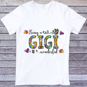 Gigi Png, Happiness is Being a Gigi Png, Gigi Tshirt Design Png ...