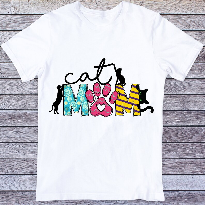 Cat Mom PNG Cat Mama Png Sublimation Design Cat Png Cat - Etsy
