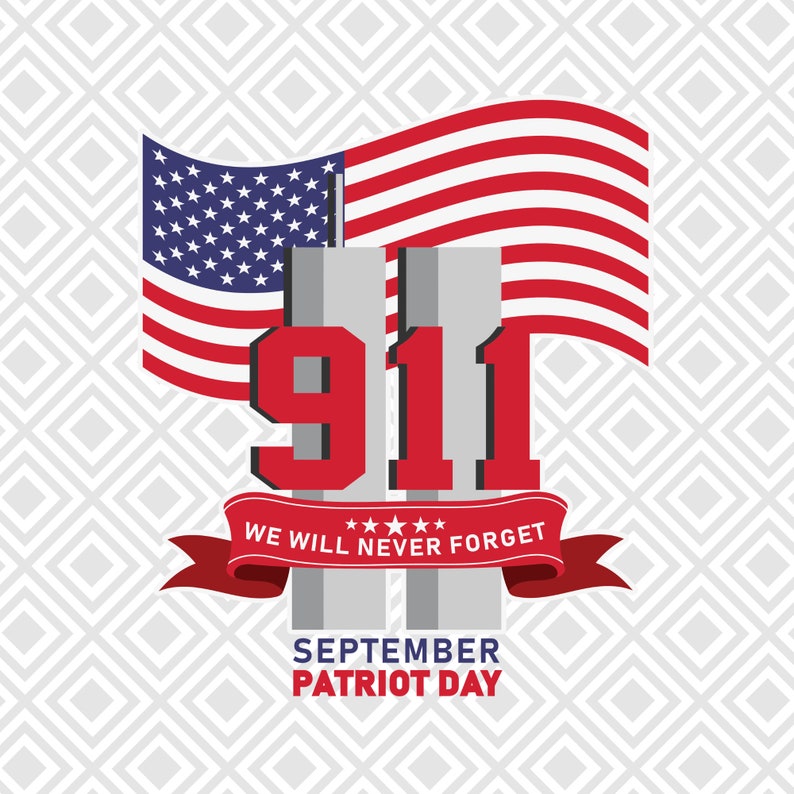 We Will Never Forget 911 PNG, Sublimation Design, Shirt Design Png, 911 ...