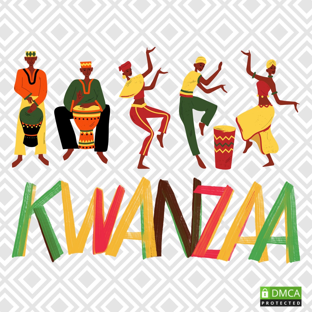 Kwanzaa Png Sublimation Design, Happy Kwanzaa Png, Happy New Year ...