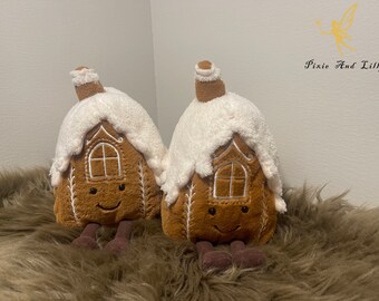 Gingerbread House Toy - Etsy
