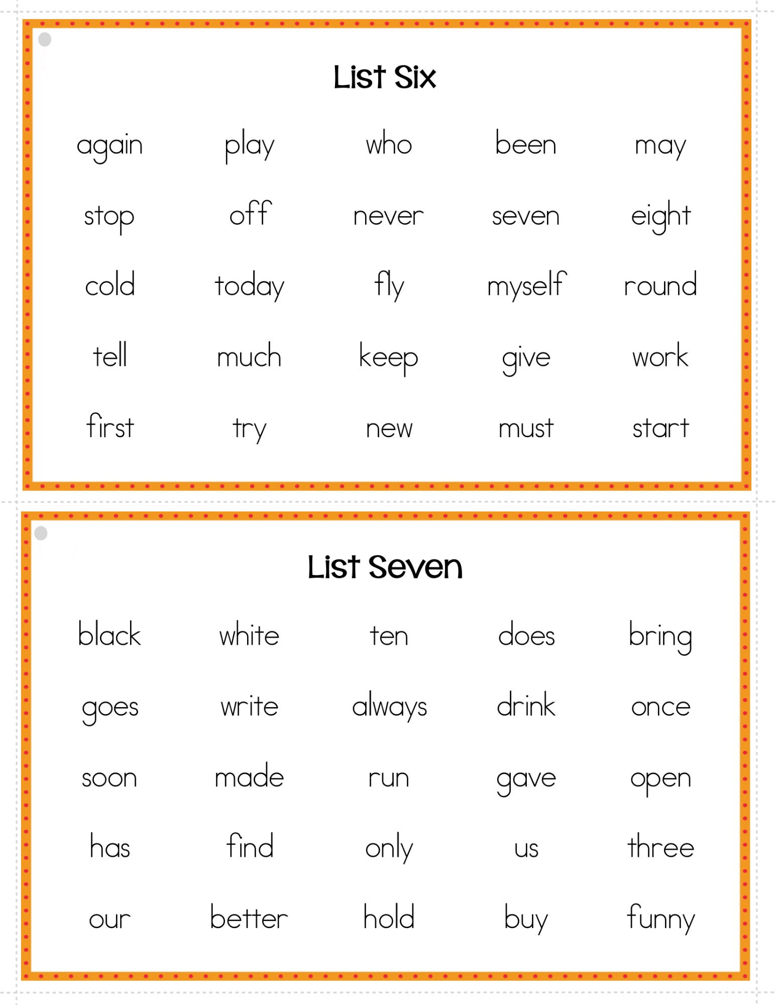 K5-2ND DOLCH SIGHT WORDS W/ Scoring and Monitoring K5 Kindergarten 1st ...