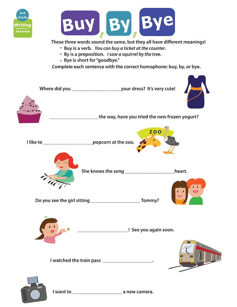 2nd Grade Vocabulary Worksheets Workbook 20pages Homeschool English ...