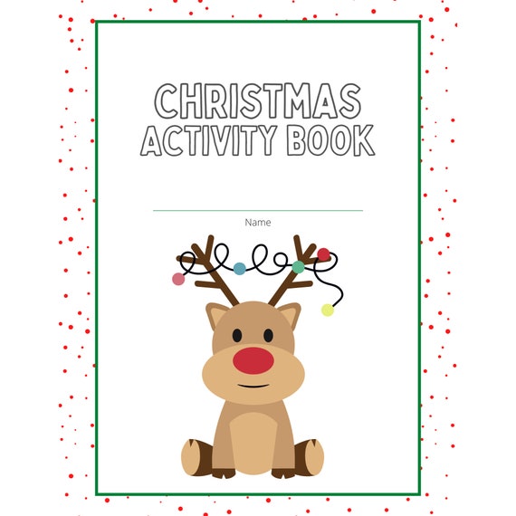 1st Grade 2nd Grade Christmas Activity Booklet Printable - Etsy