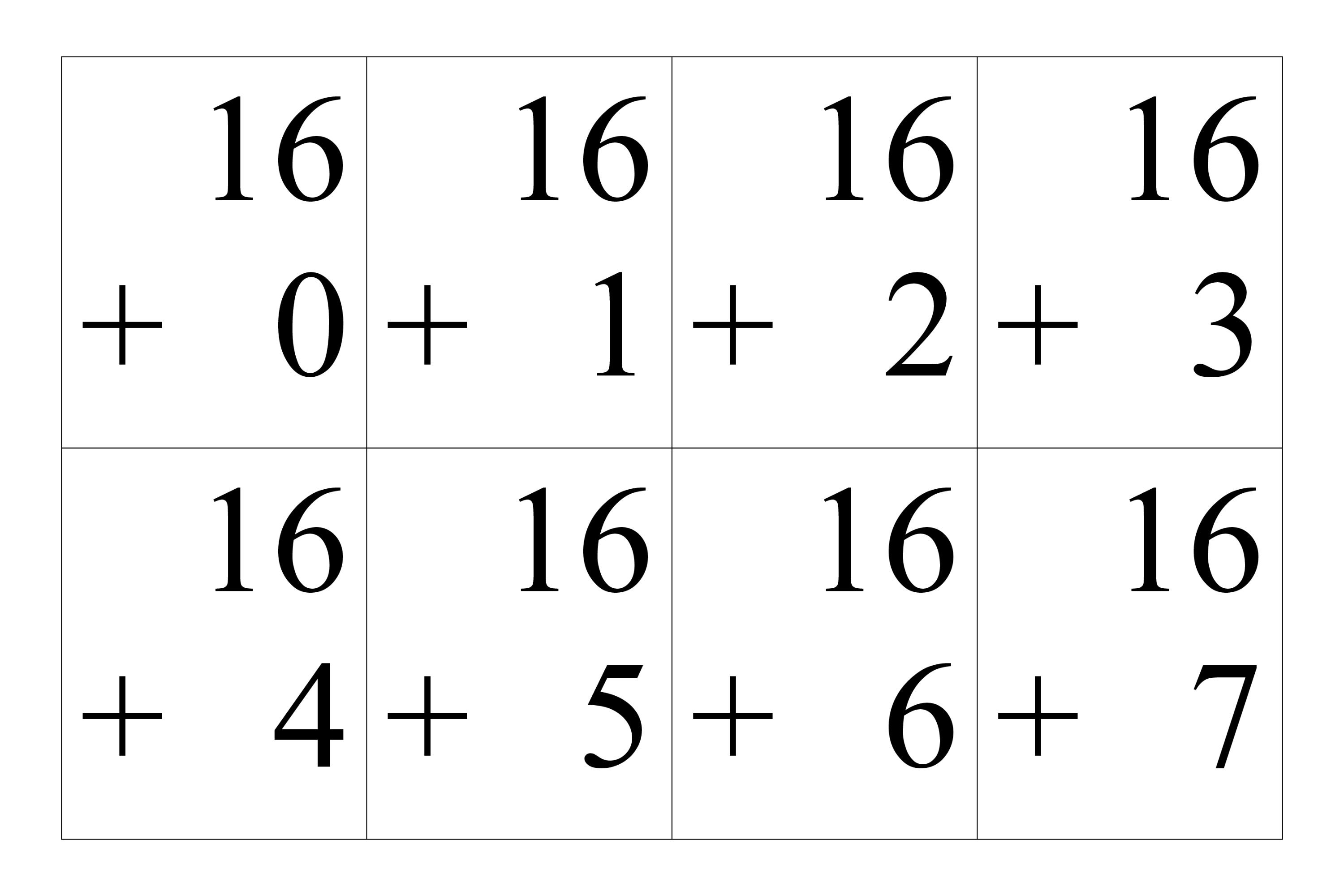 Flashcards Math Addition 0-20 up to 20 Adding Flashcards - Etsy