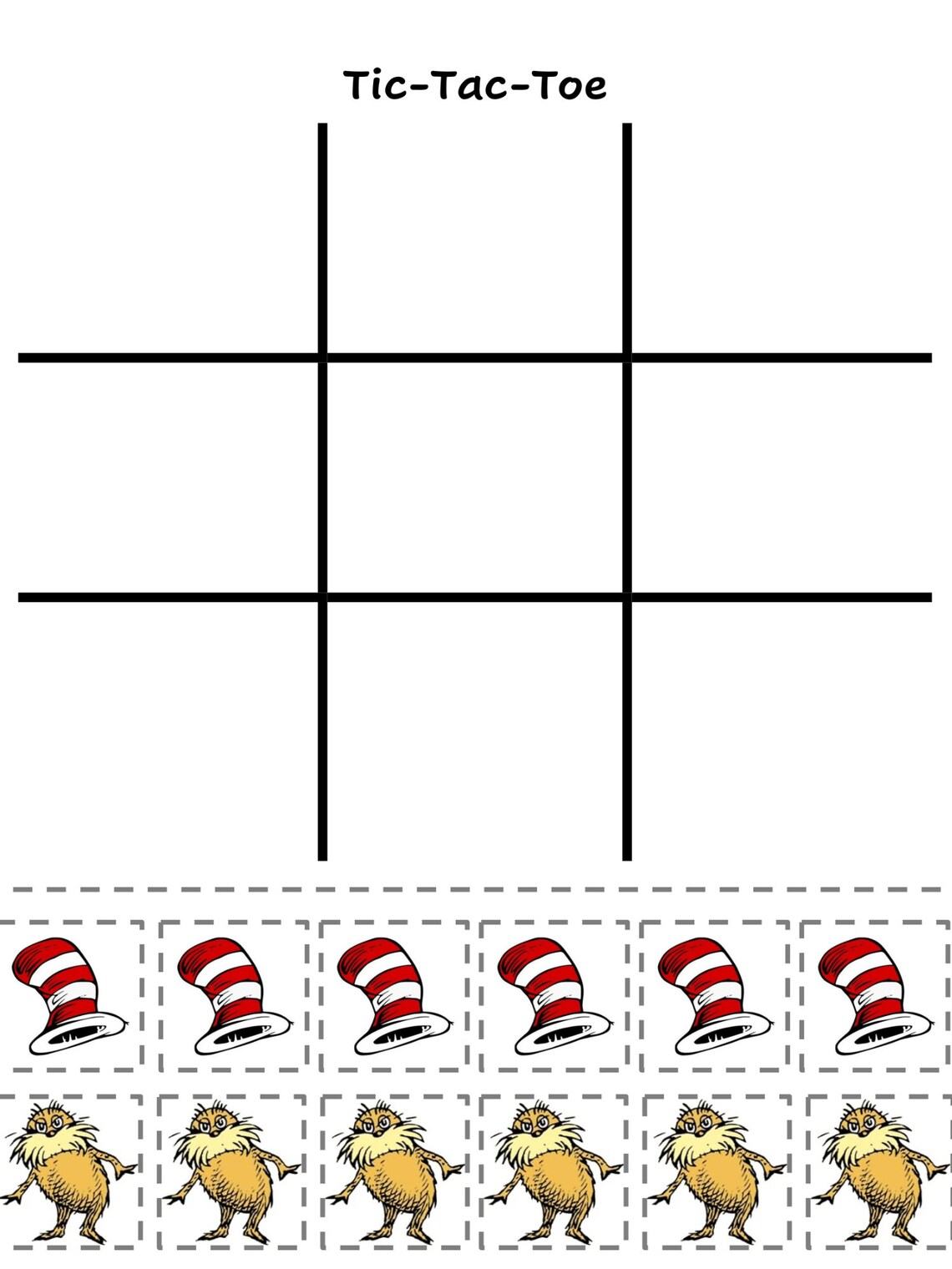 Dr. Seuss Grades 1st & 2nd Activity Booklet, Homeschool, Tic Tac Toe ...