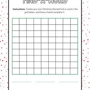 1st Grade, 2nd Grade Christmas Activity Booklet Printable, Word Search ...