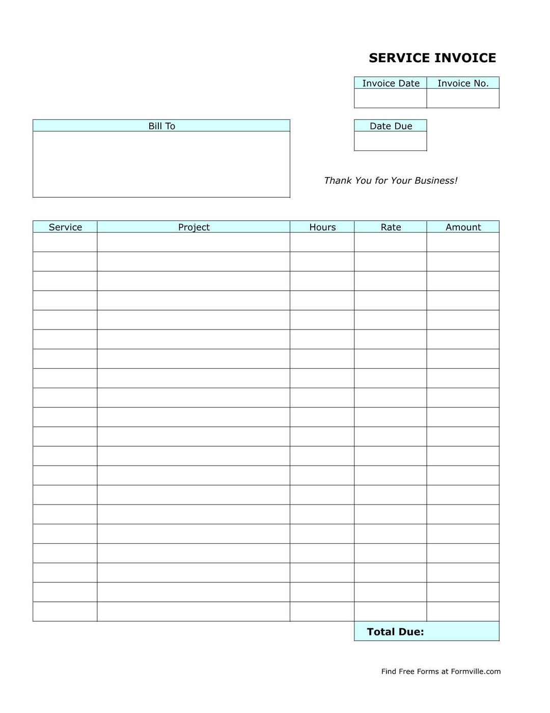 Simple Invoice Business Inventory Printable Digital Download Cheap ...