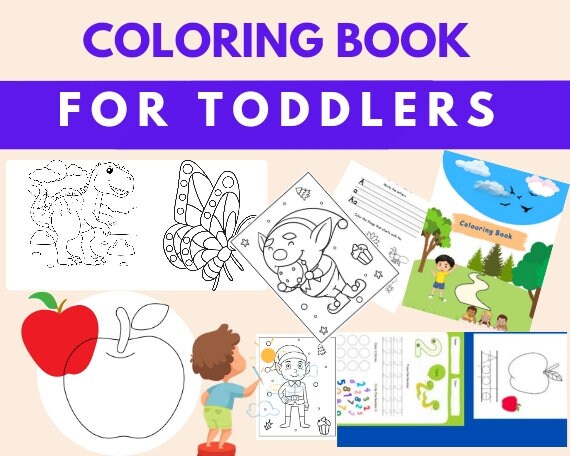 Kids Coloring Pages 26 Coloring Pages Bundle for Kids - Etsy