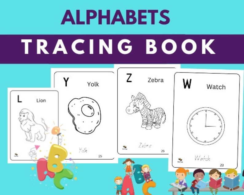 Alphabet Letters Bundle | ABC Alphabet Colouring Pages for Kids and ...