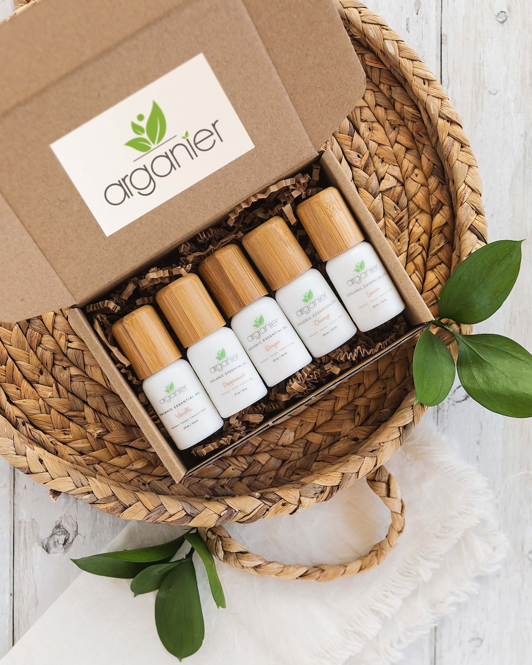 Organic Essential Oils Set for Aromatherapy and Spa Gift Box Perfect ...