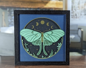 Handmade Peace Sign Shadowbox, Peace Dove Shadow Box, Home Decor Gift ...