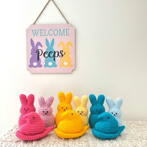 DIY PATTERN - Low Sew Easter Peeps Chick - Amigurumi Crochet PDF - Etsy
