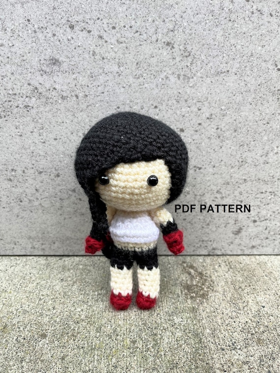 DIY PATTERN Tifa Lockhart FFVII Amigurumi Crochet - Etsy