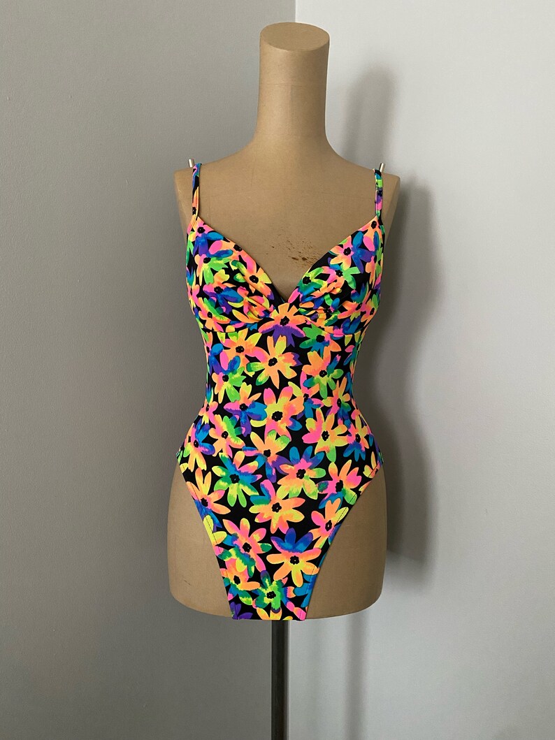 Vintage Pacific Connections One Piece Swimsuit Size 9 Etsy