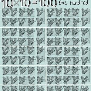 Boho Calming Butterfly Poster Bundle, Math Multiplication , Alphabet ...