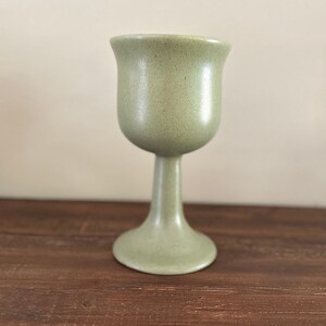 VINTAGE Haeger Mid-century Modern Sage Green Chalice Planter- 9 Inches ...