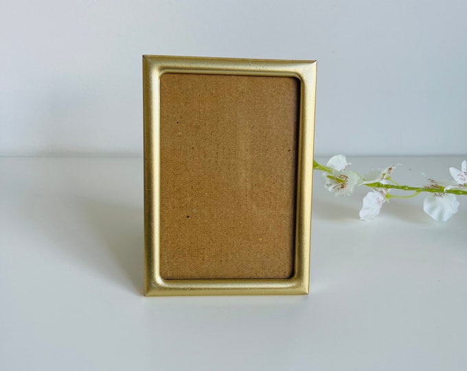 Vintage Solid Brass Frame, Metal Frame, Small Brass Frame, 3 X 5 Inch ...