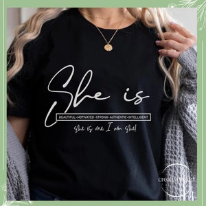 She is Me, I Am She Svg Png Jpg, She is Beautiful, Empowered Women Svg ...
