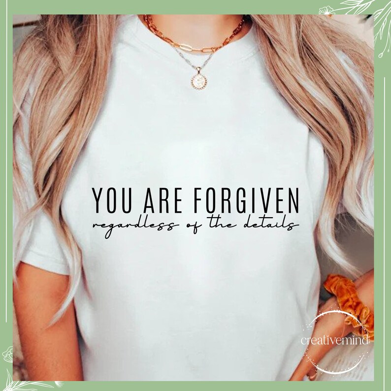 Forgiven Svg Not Perfect Forgiven Svg Just Forgiven Svg - Etsy
