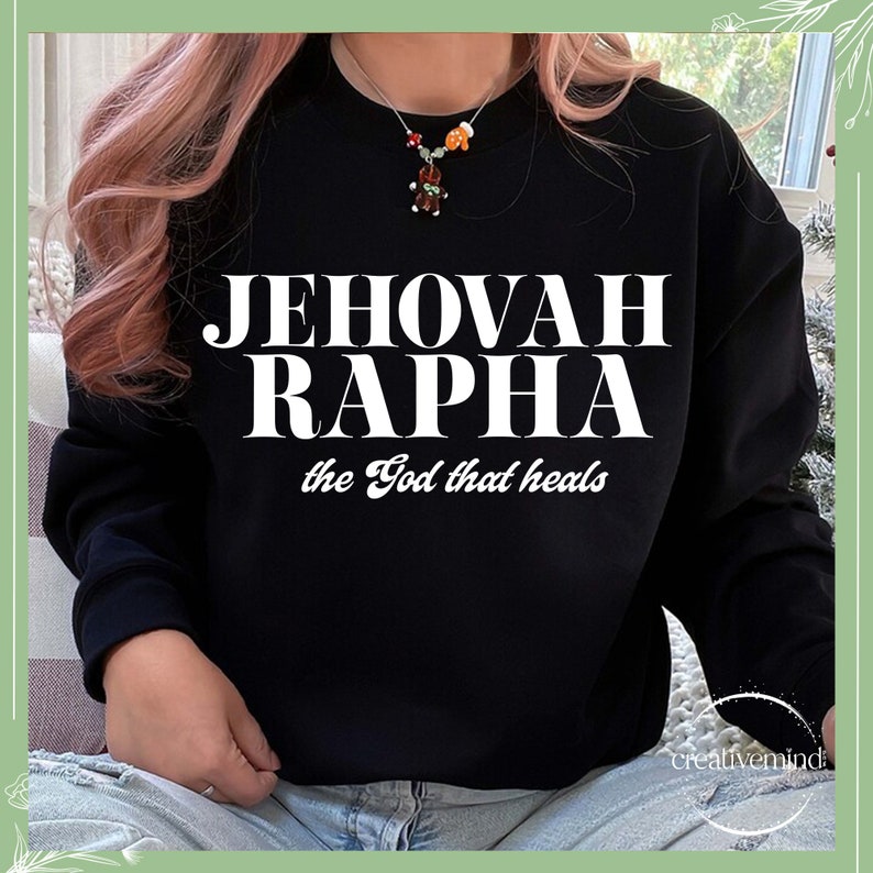 Jehovah Rapha Svg, Yahweh Svg, God Who Heals, Provider Svg, Christian ...