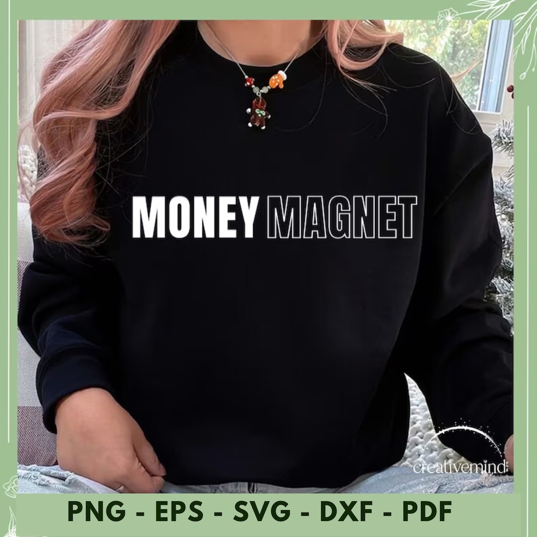 Money Magnet Svg, Vision Board Svg, Wealthy Svg, Rich Svg, Spiritual ...