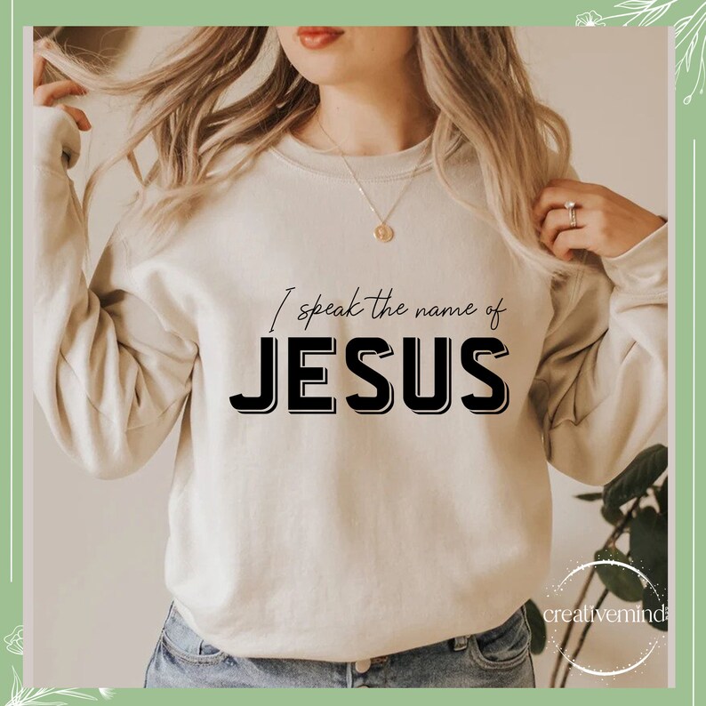 I Speak the Name of Jesus Svg Jireh Svg Jehovah Svg Yahweh - Etsy