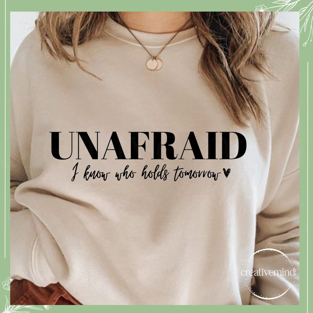 Unafraid Svg Brave Svg Christian Svg Scripture Svg Bible - Etsy