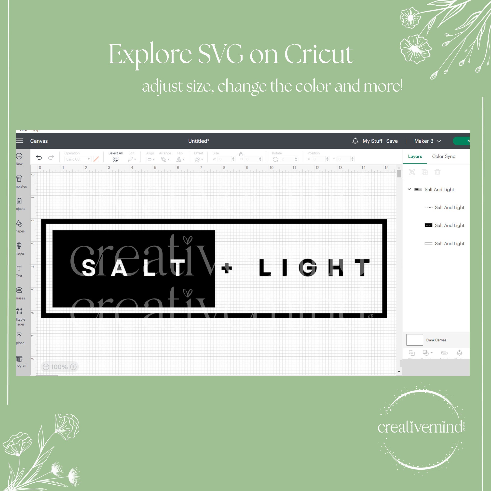 Salt and Light Svg, Be the Light Svg, Christian Svg, Faith Svg, Bible ...