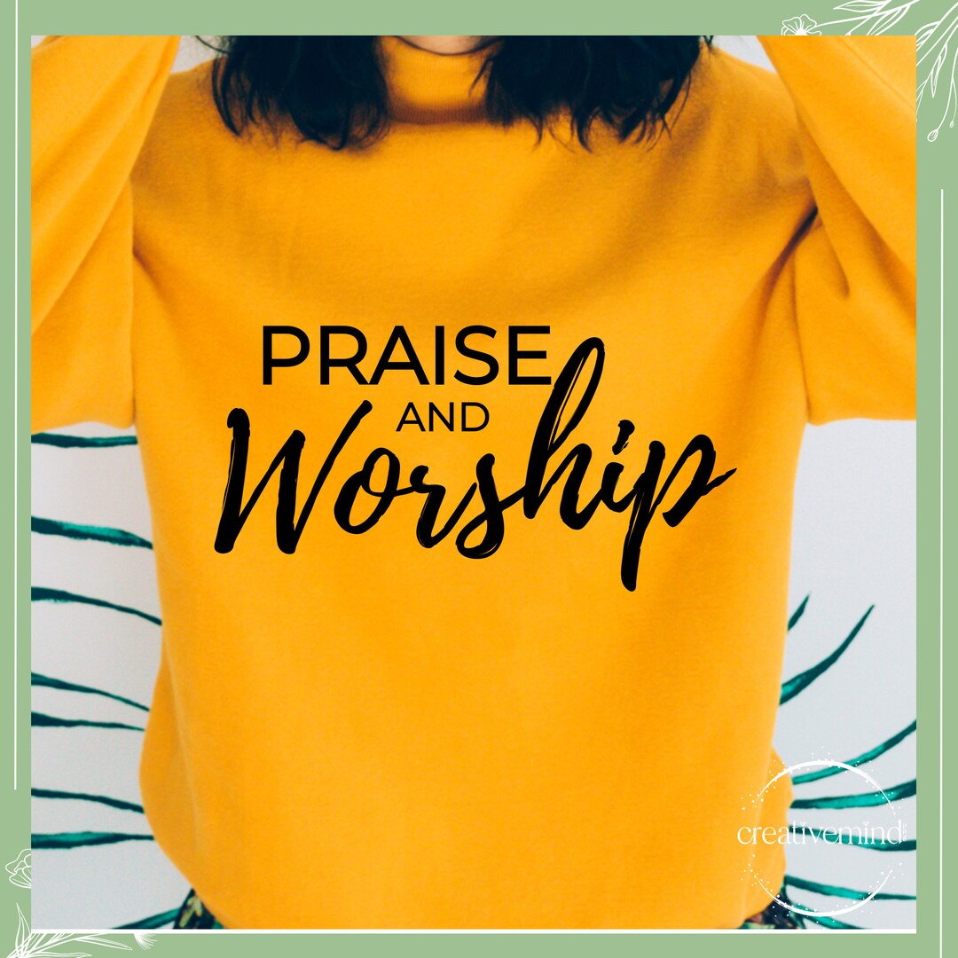 Praise and Worship Svg Christian Sayings Svg Hebrew Svg - Etsy