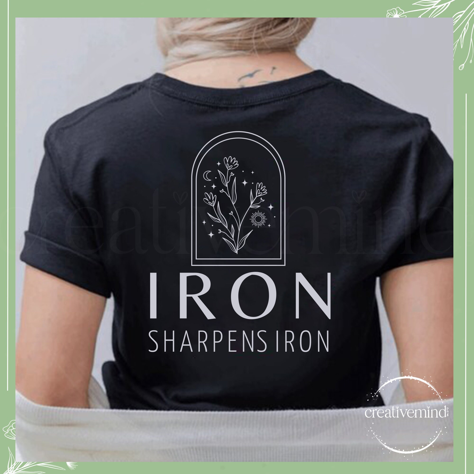 Iron Sharpens Iron Svg, Bible Verse Svg, Proverbs 27:17 Christian Svg ...