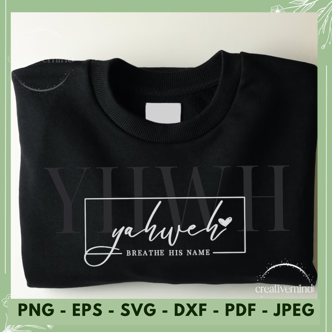 Yahweh Svg, Names of Jesus Svg, Christian Svg Files, Jehovah Svg ...