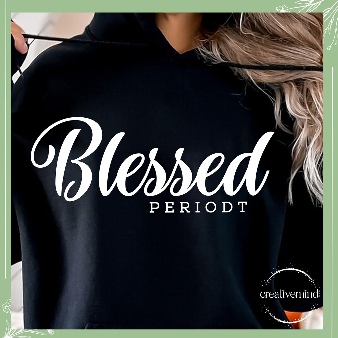 Blessed Periodt Svg Blessed and Beautiful Svg Faith Svg - Etsy