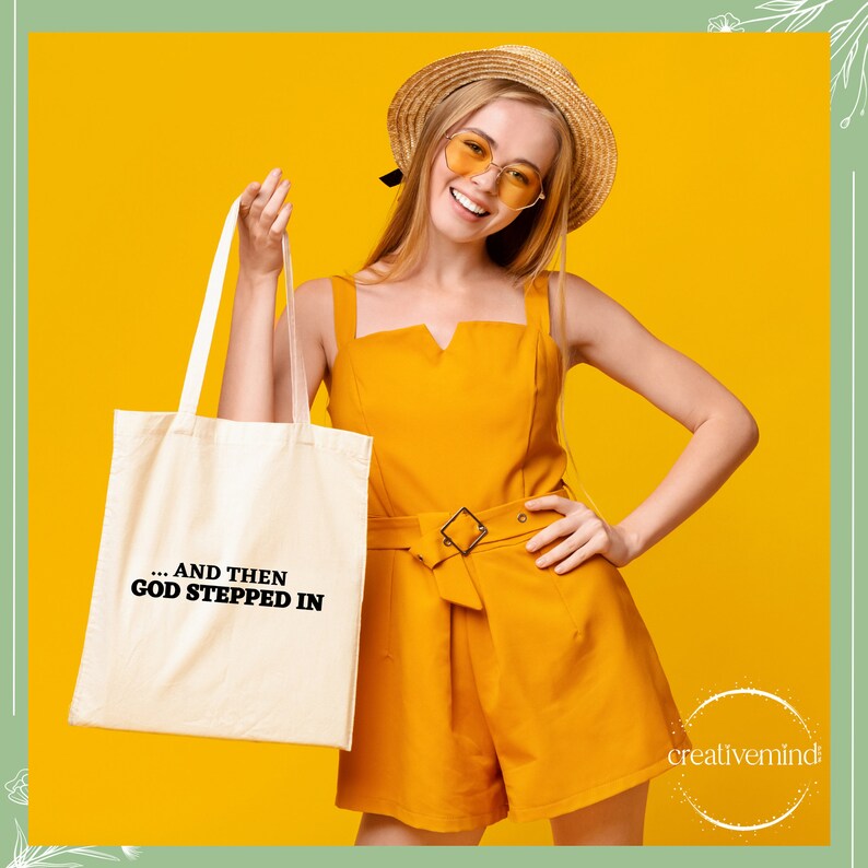 And Then God Stepped In, Thank You Jesus Svg, Trust God Svg, God is ...