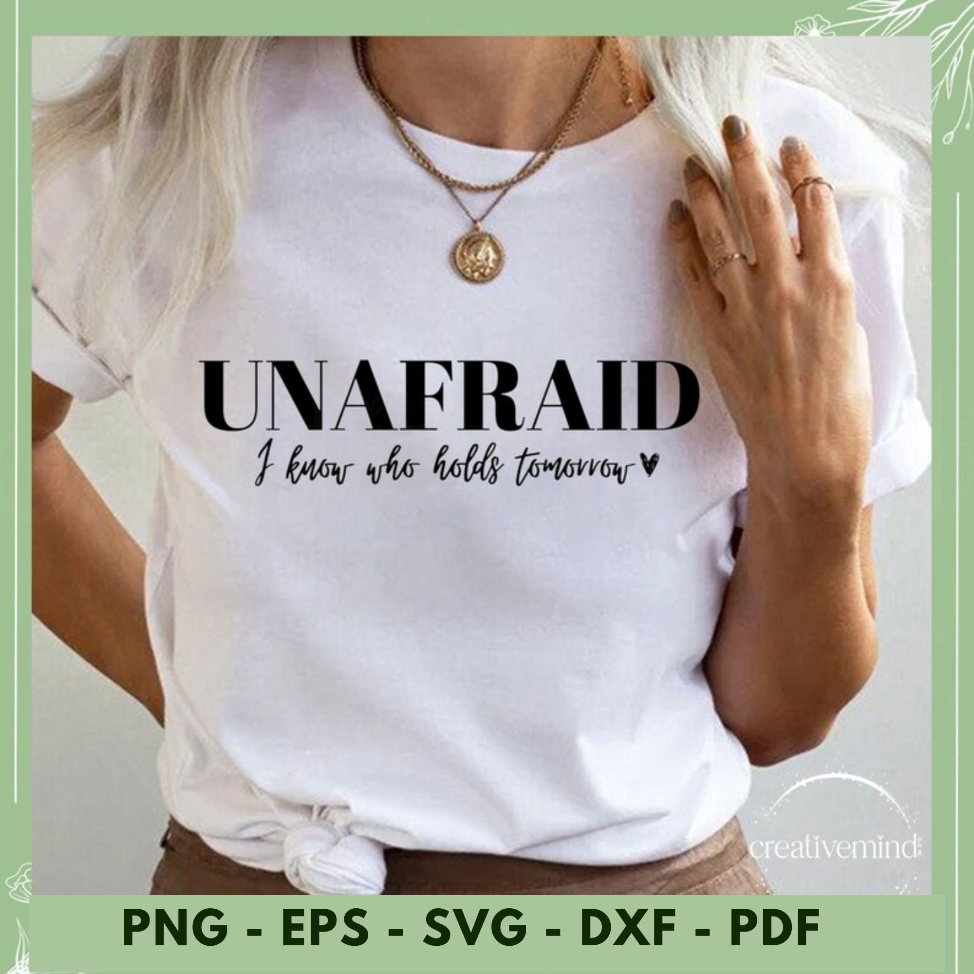 Unafraid Svg, Brave Svg, Christian Svg, Scripture Svg, Bible Verse Svg ...