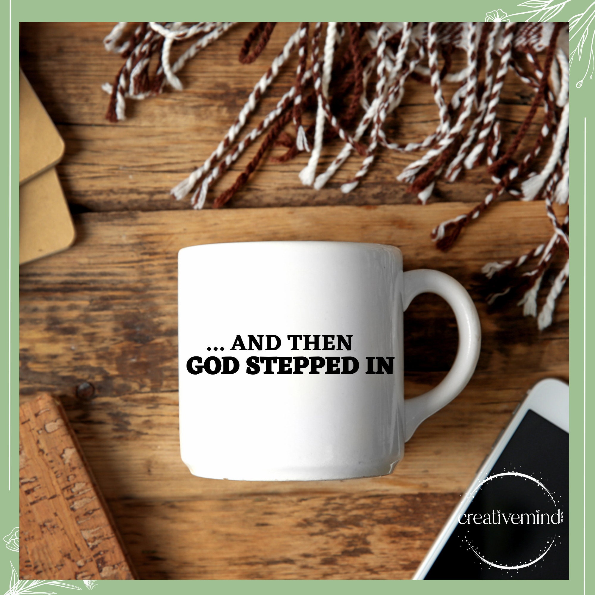 And Then God Stepped In, Thank You Jesus Svg, Trust God Svg, God is ...
