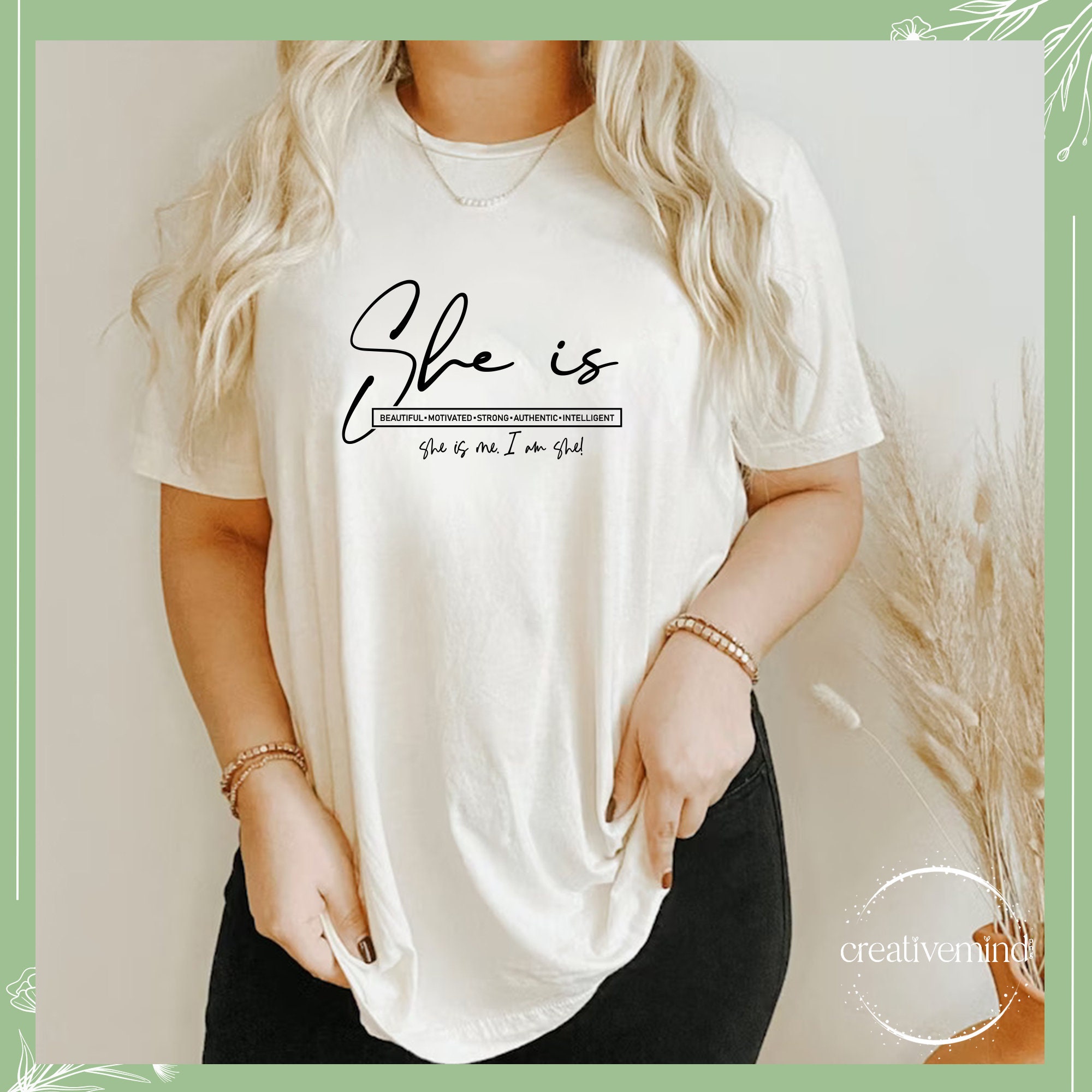 She is Me, I Am She Svg Png Jpg, She is Beautiful, Empowered Women Svg ...