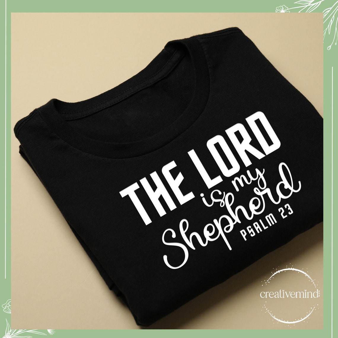 Psalm Svg Lord is My Shepherd Svg God is My Strength Svg - Etsy