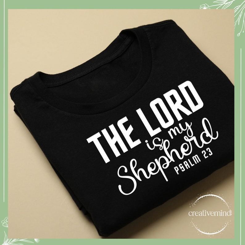 Psalm Svg Lord is My Shepherd Svg God is My Strength Svg - Etsy
