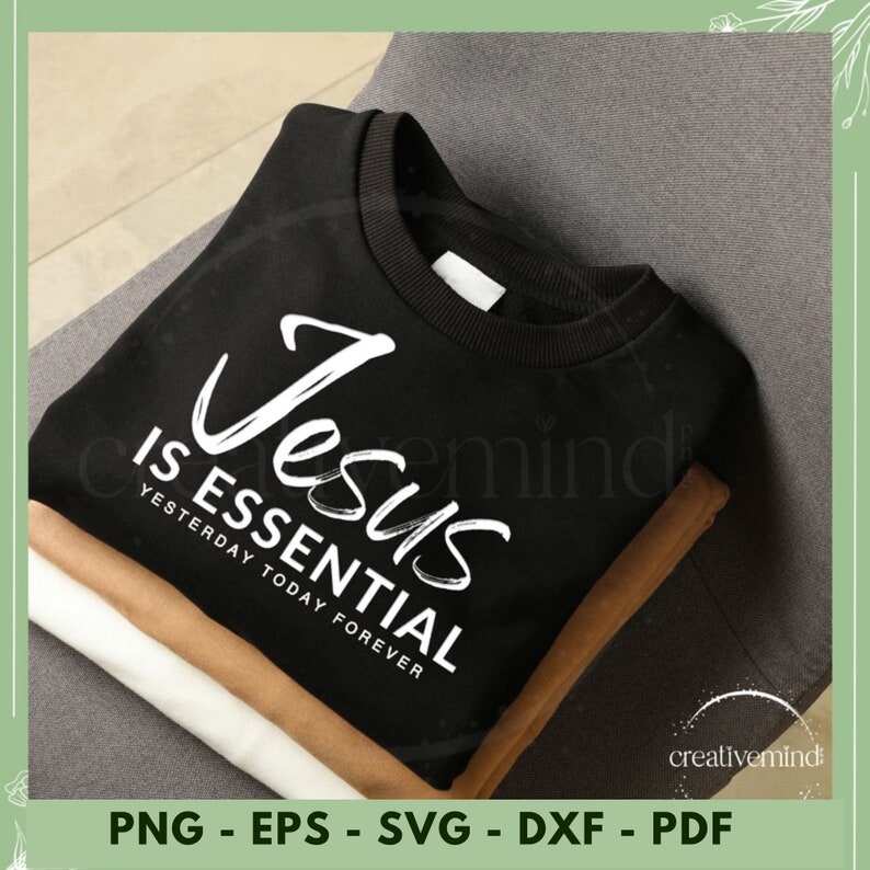 Jesus is Essential, Jesus Svg, Prayer Warrior, Christ Like Svg ...