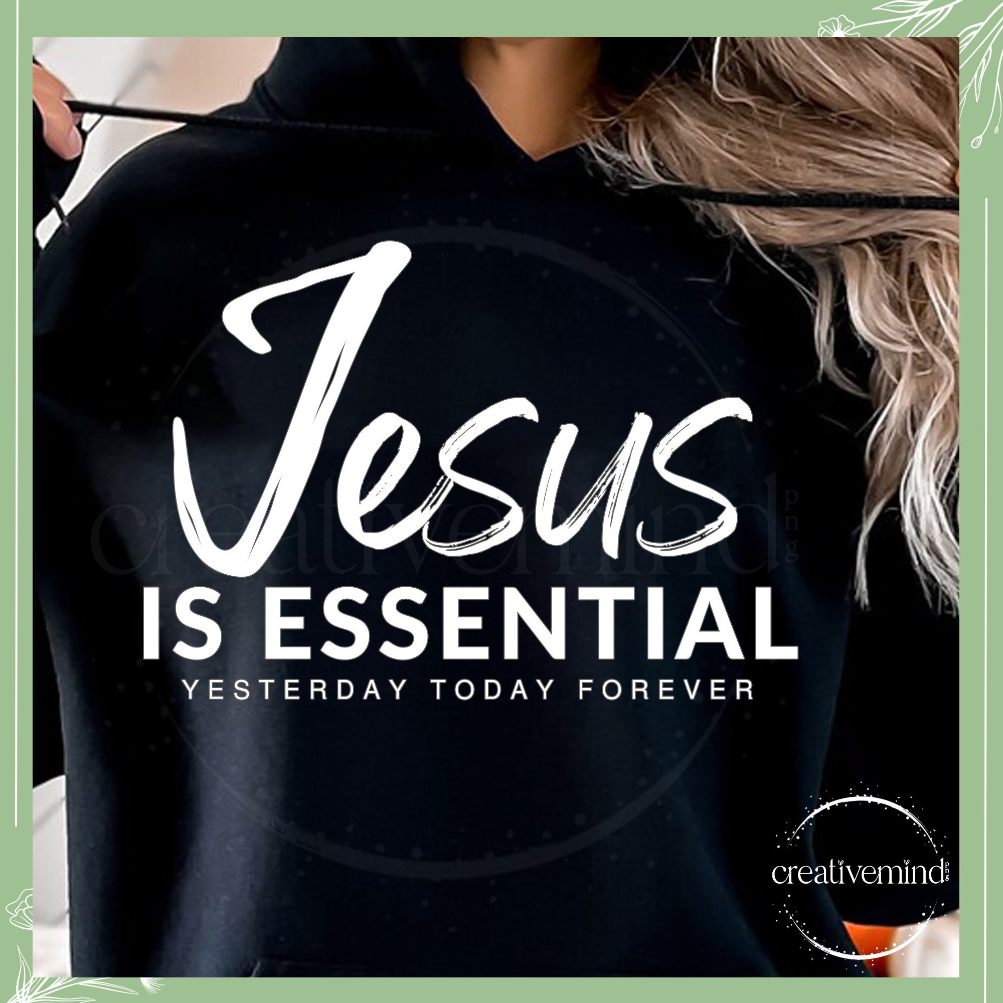 Jesus is Essential, Jesus Svg, Prayer Warrior, Christ Like Svg ...