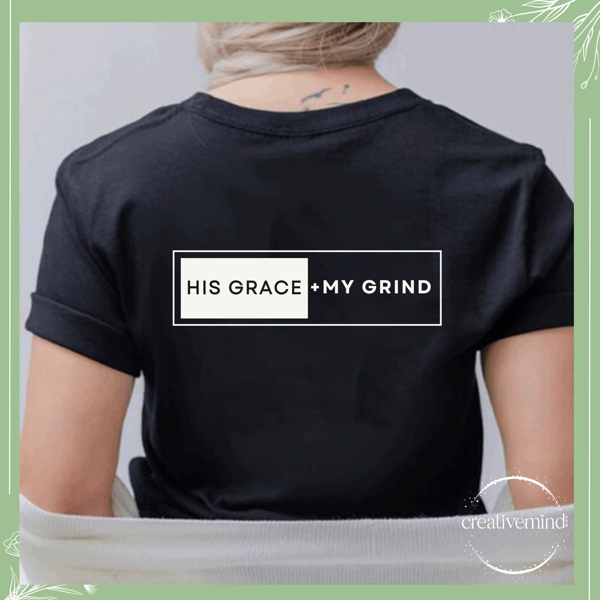 His Grace My Grind Svg Christian Worship Svg Empowered Svg - Etsy
