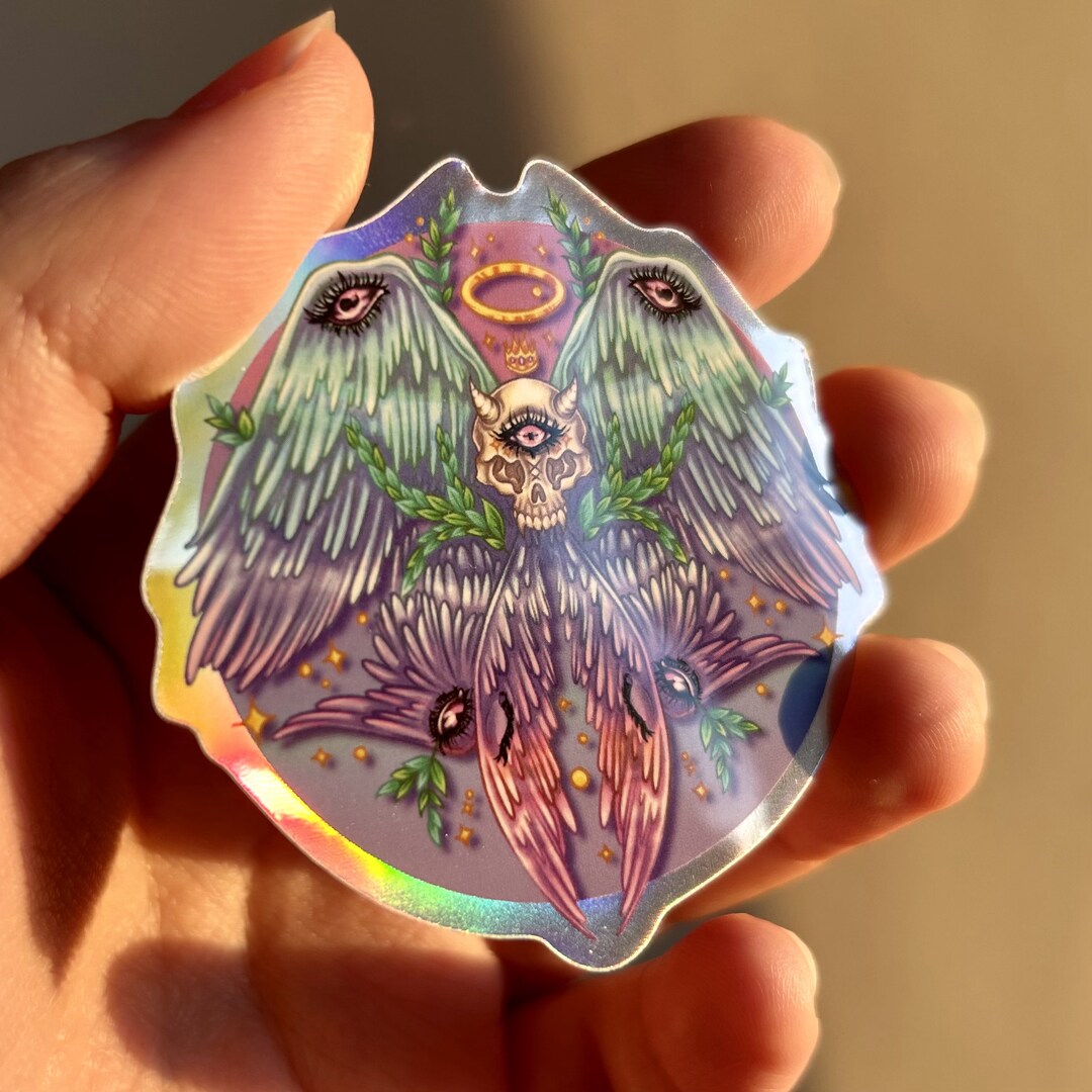 Biblically Accurate Angel Sticker | Holographic | Mythology - Etsy