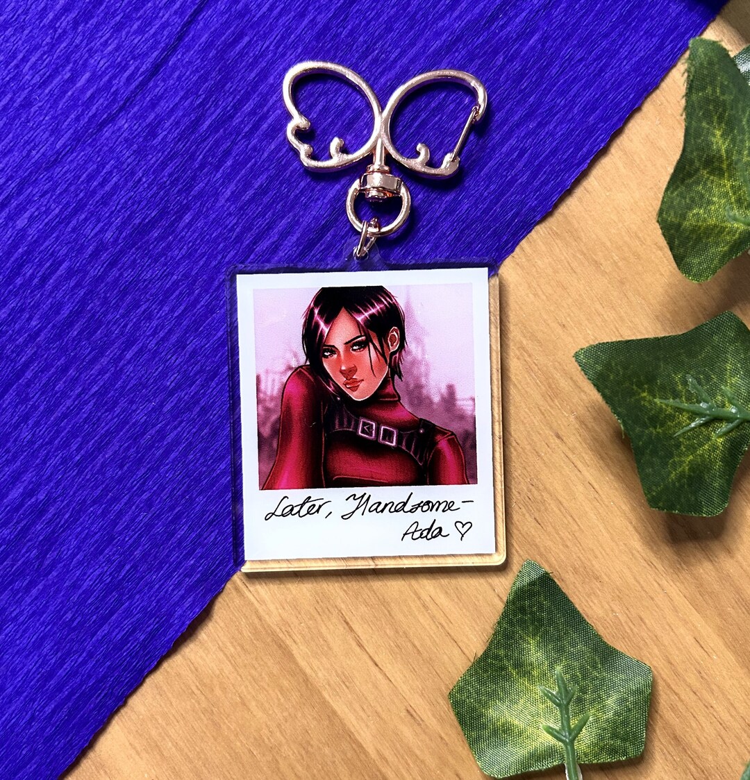 RE4 Double Sided Ada Wong Polaroid Charm | Leon Kennedy Aeon Resident ...