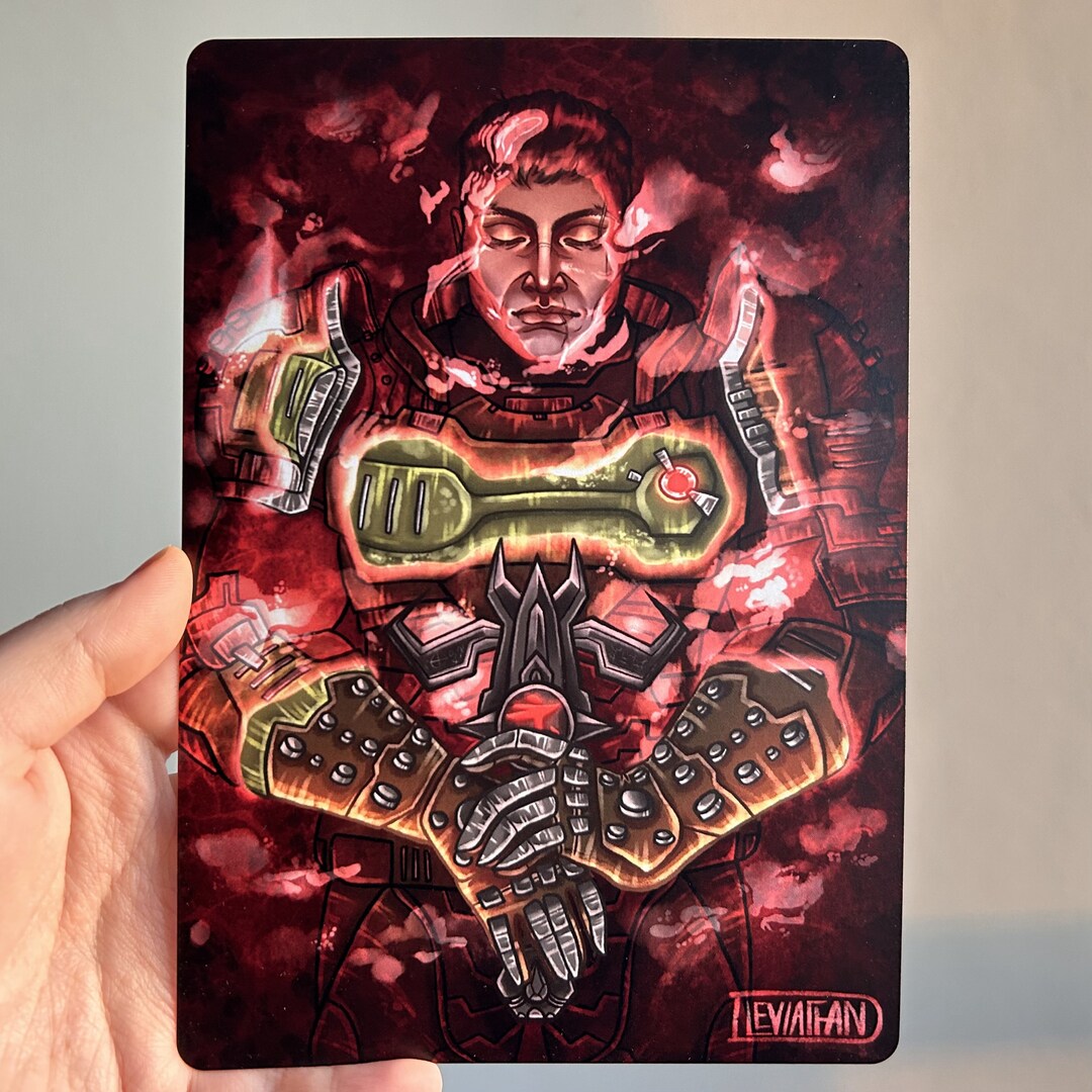 Sleeping Saviour | Digital Art Doom Eternal Print - Etsy