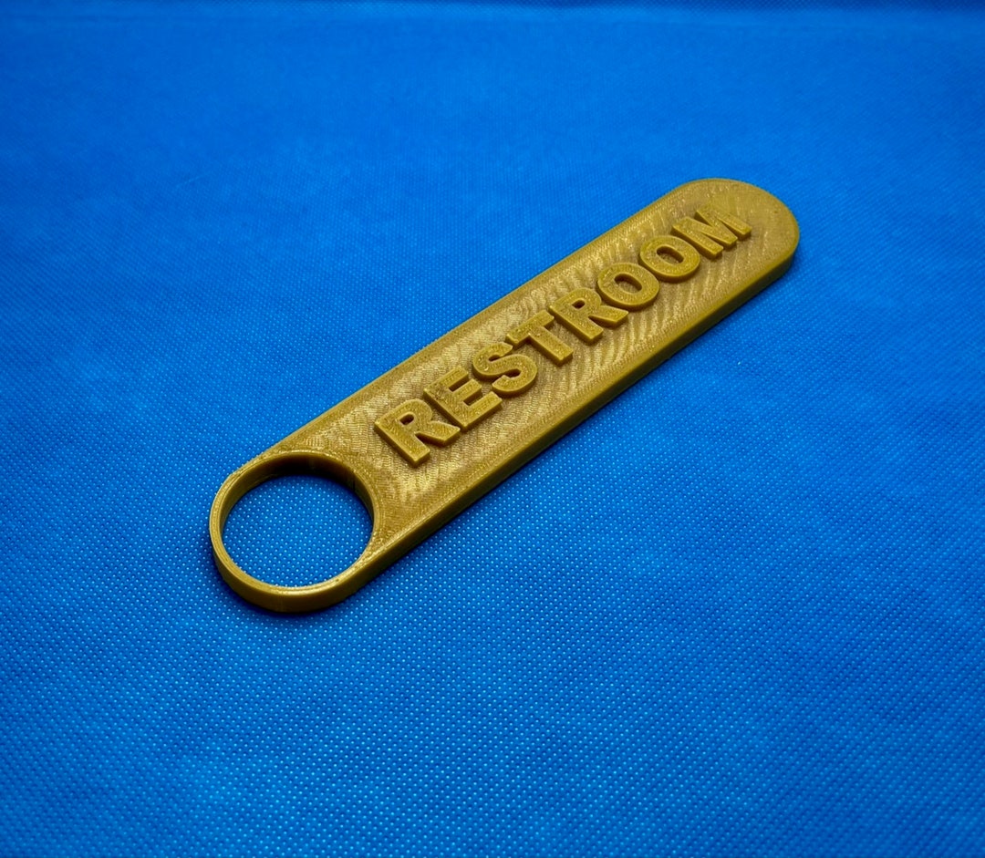 Huge Key Fob for Restroom Keychain for Restroom Key Keychain - Etsy