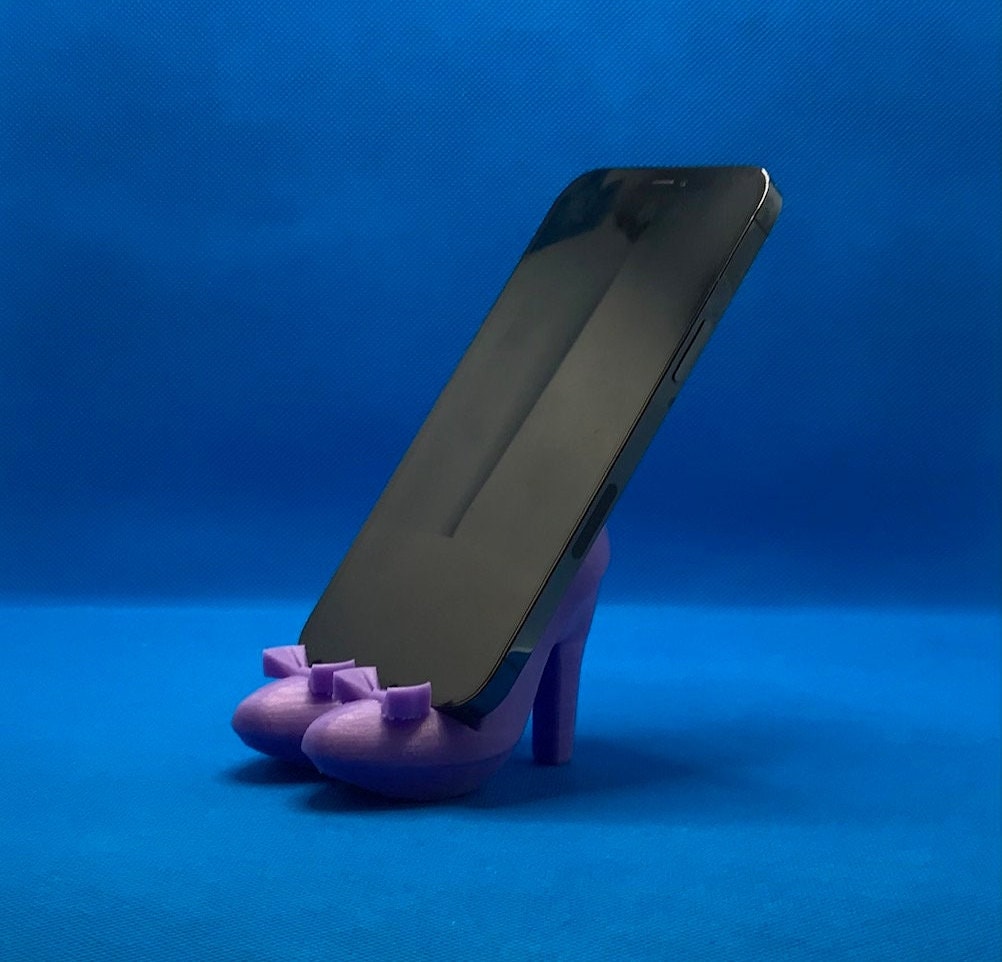 Cute High Heel Shoes Cell Phone Stand for Desk. Business Cards Stand ...