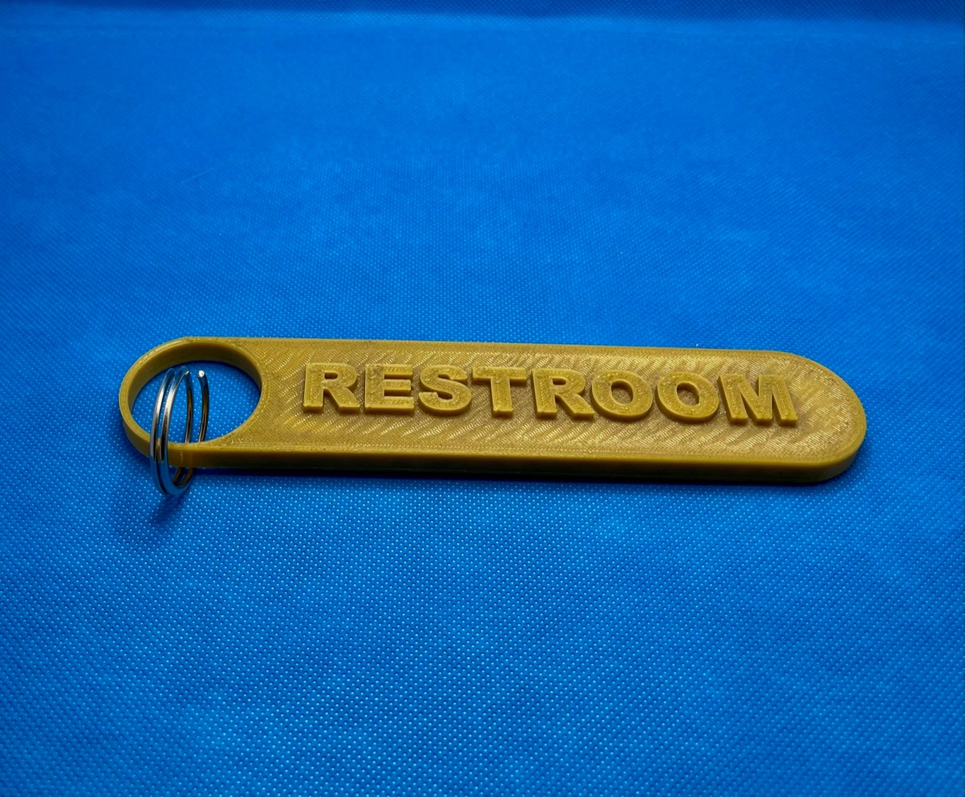 Huge Key Fob for Restroom, Keychain for Restroom Key, Keychain for Gas ...