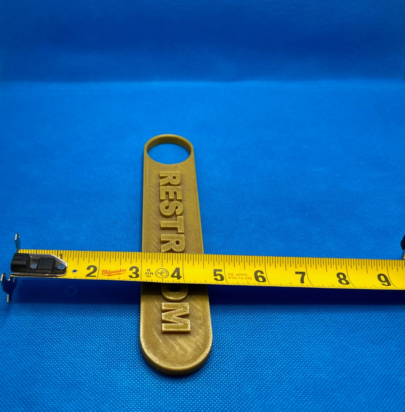 Huge Key Fob for Restroom, Keychain for Restroom Key, Keychain for Gas ...